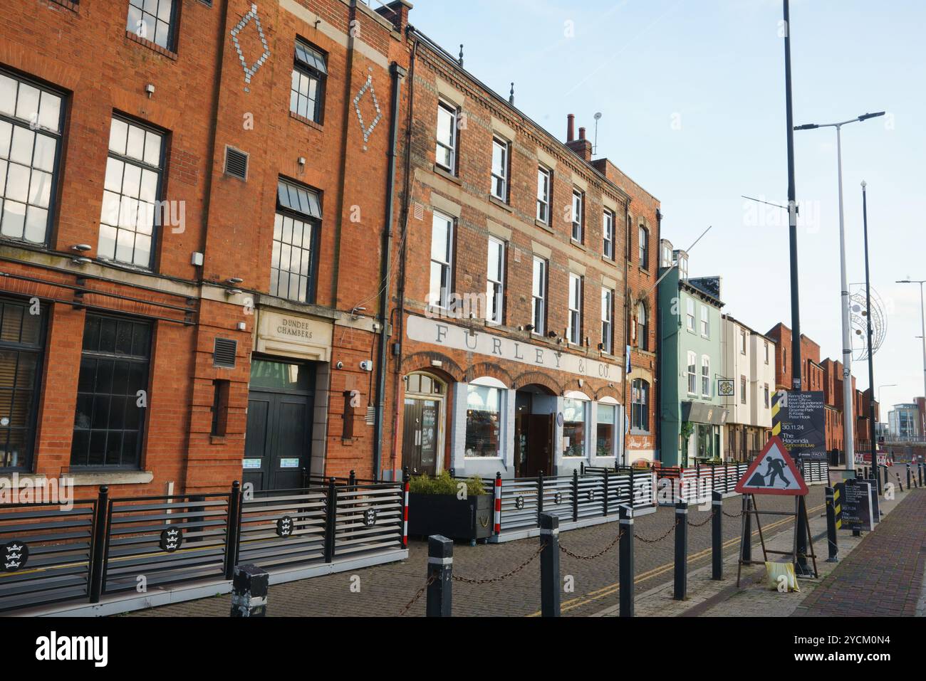 Humber Dock Street, adjacent to Prince's Dock, Hull, East Yorkshire, UK ...
