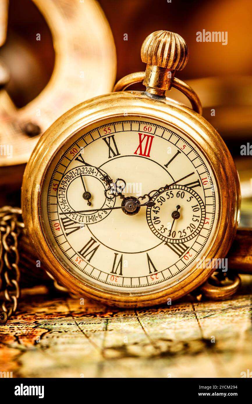 Vintage pocket watch Stock Photo - Alamy