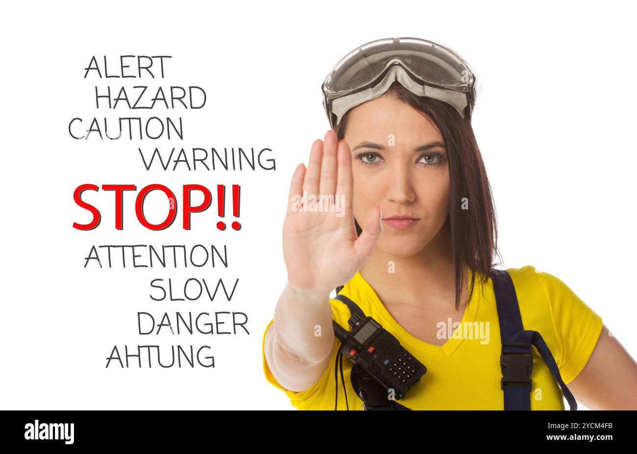 Construction hazard signal hi-res stock photography and images - Alamy