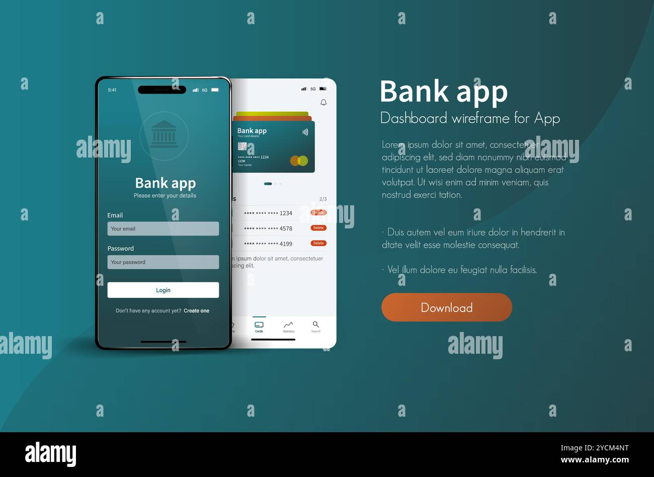 Bank app dashboard. Mobile Banking and Financial Management UI Design ...