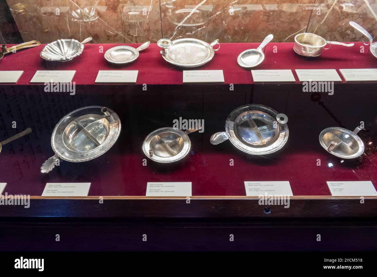 Alms container. Exhibition objects. Ceremonial hall of the Prague ...