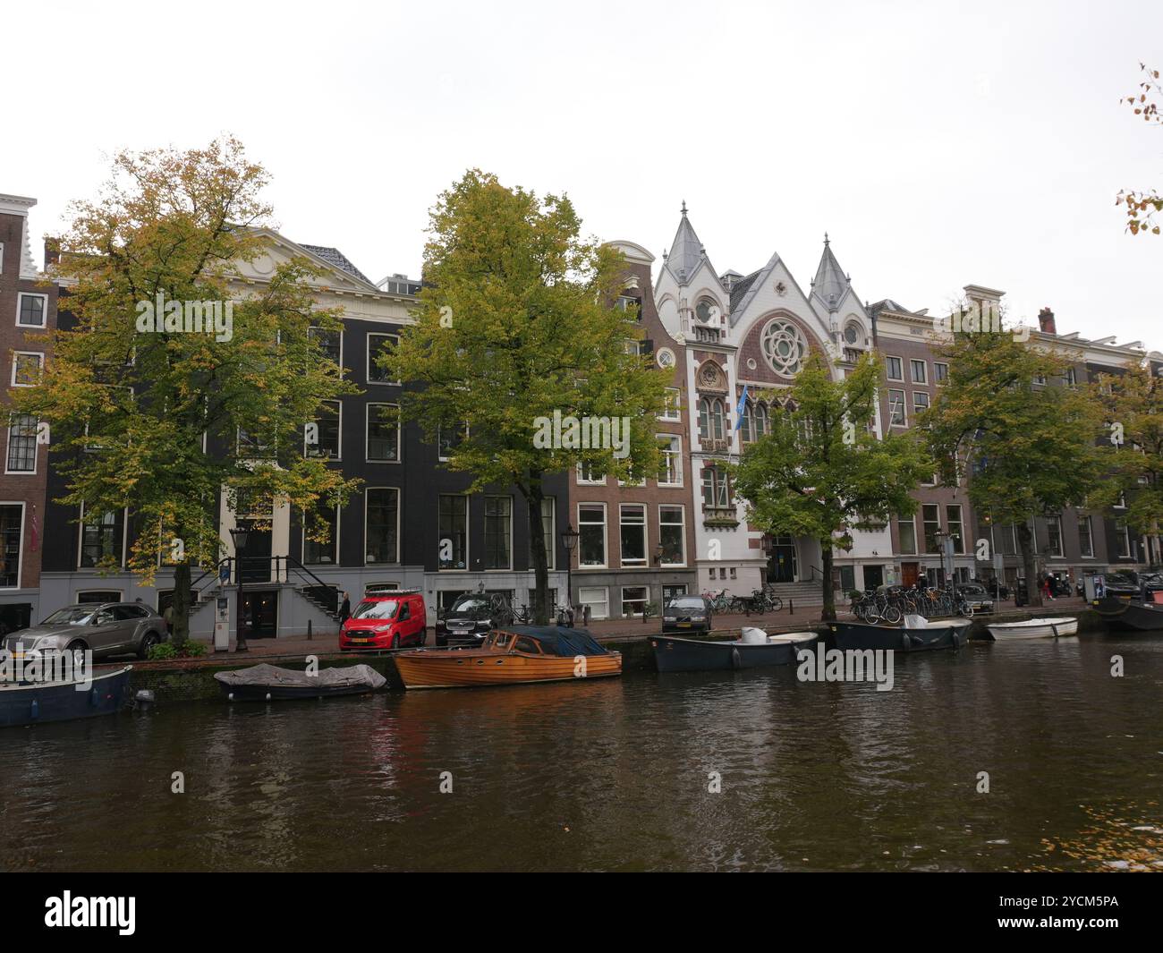 Amsterdam, North Holland, The Netherlands, October 2th, 2024: Canal ...