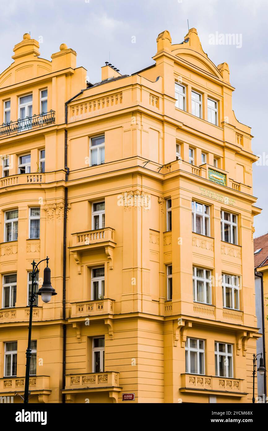 The Golden Pike house. Art nouveau apartment building. This was the ...