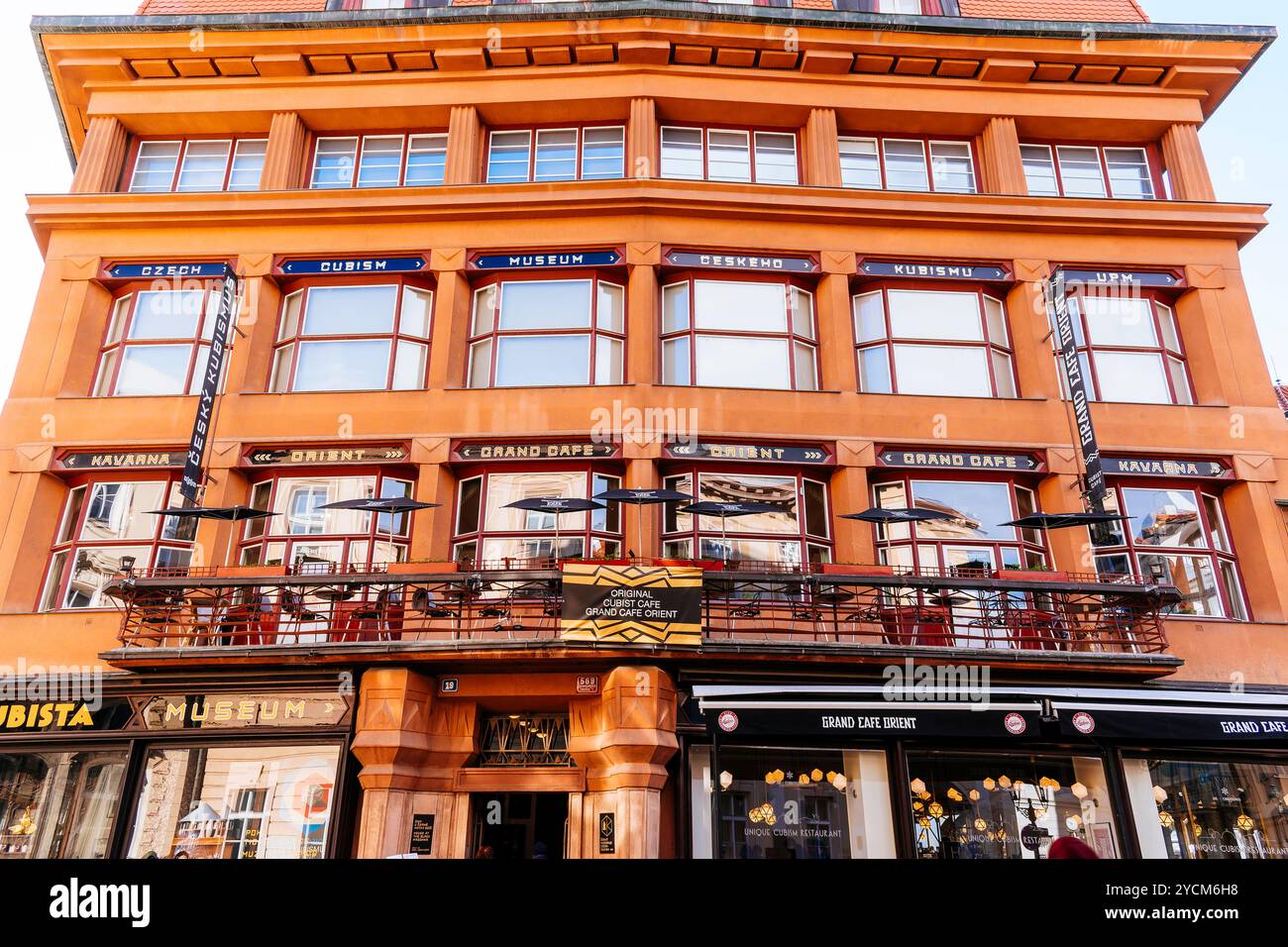 The House of the Black Madonna is a cubist building in the Old Town ...