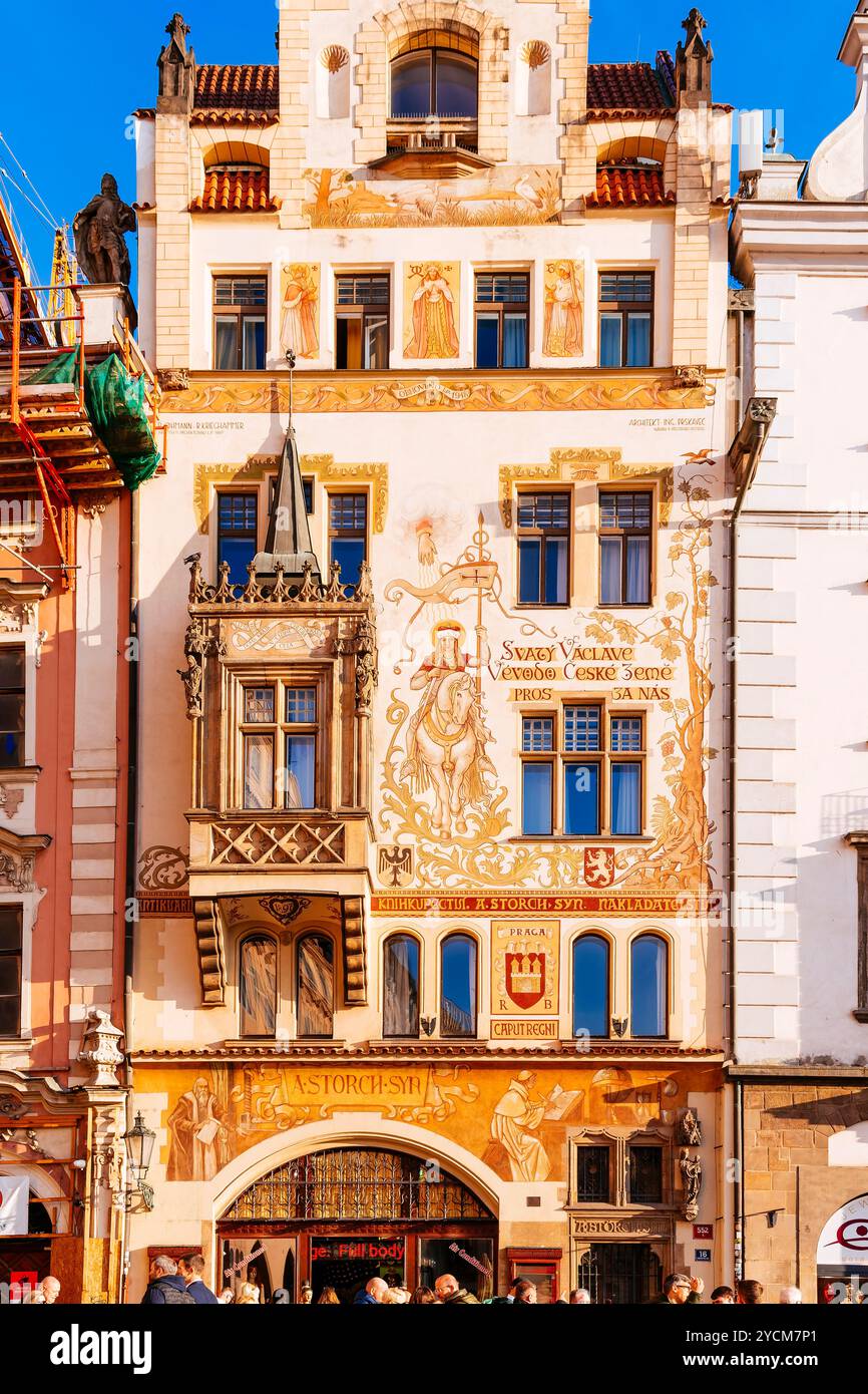 Storch House - Štorchův dům, was built in an historic Neo-Gothic style ...