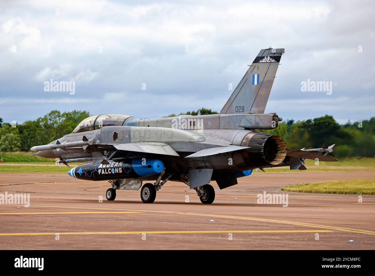 Hellenic (Greek) Airforce Lockheed Martin F-16D Fighting Falcon (028) at the 2024 Royal ...