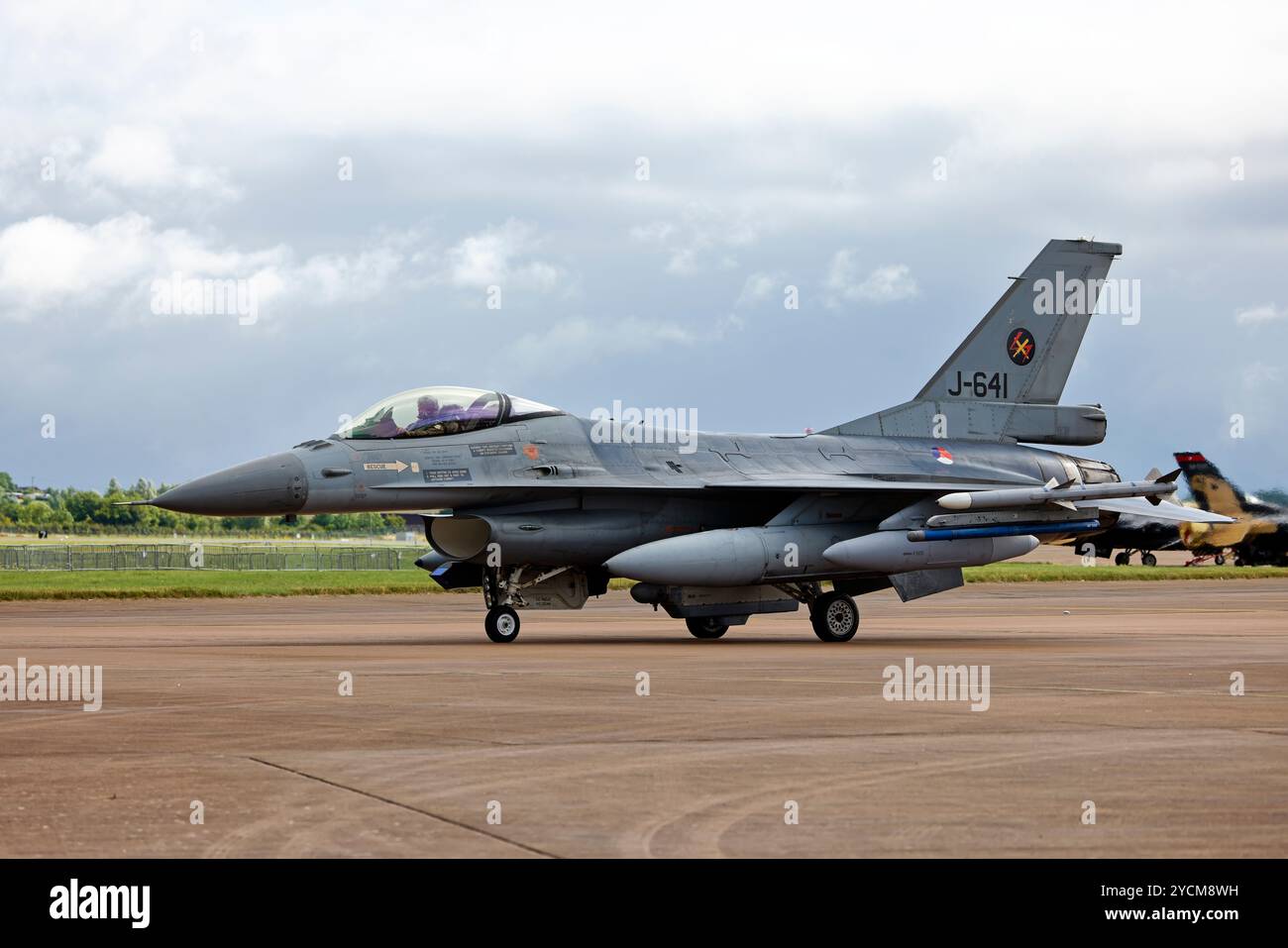 Royal Netherlands Air Force General Dynamics F-16AM Fighting Falcon (J-641) at the 2024 Royal ...