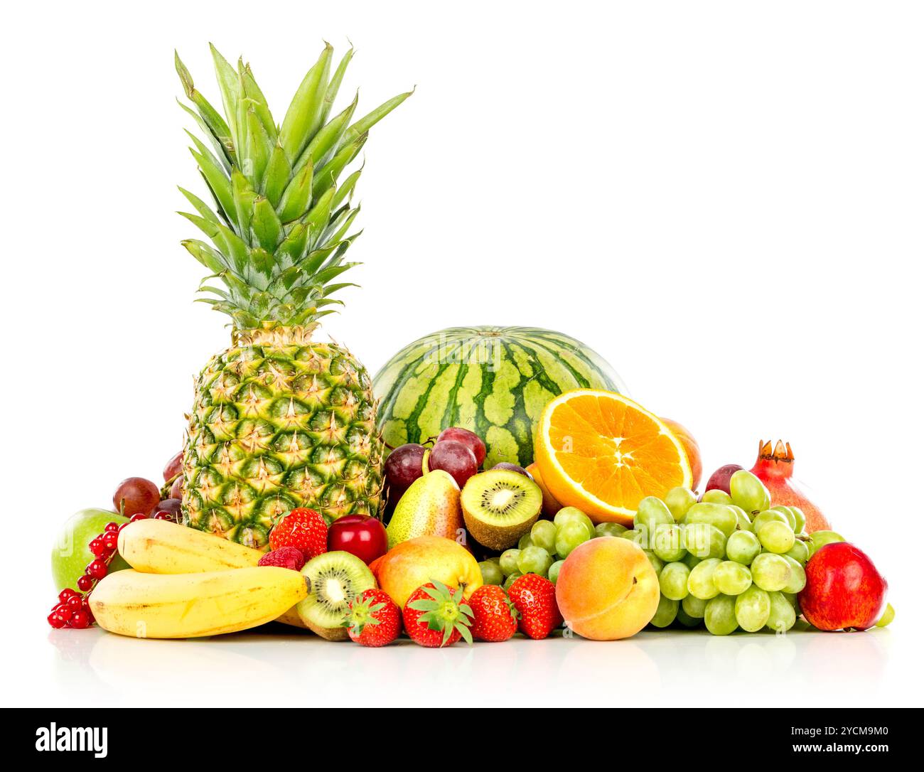 Many apples fruits isolated Cut Out Stock Images & Pictures - Alamy