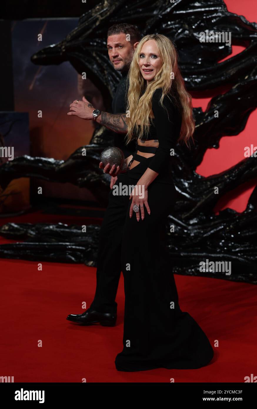 London, UK. 23 October, 2024. Tom Hardy and Juno Temple attending the ...