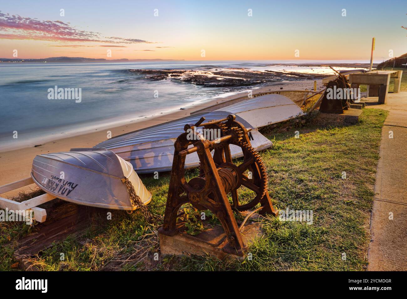 Sunrise at Long Reef Australia Stock Photo - Alamy