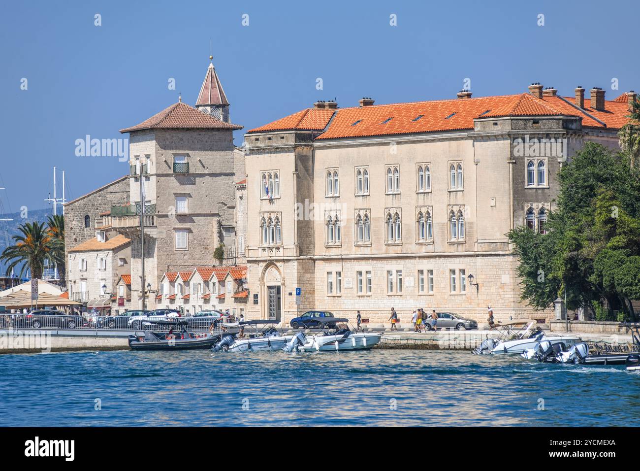 Trogir waterfront and skyline, Croatia Stock Photo - Alamy