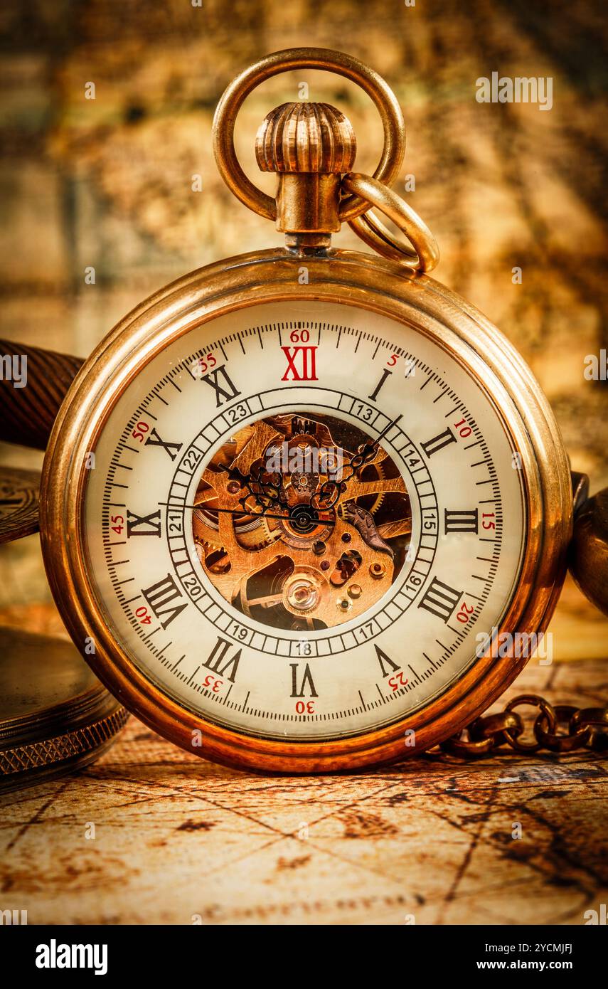 Vintage pocket watch Stock Photo - Alamy