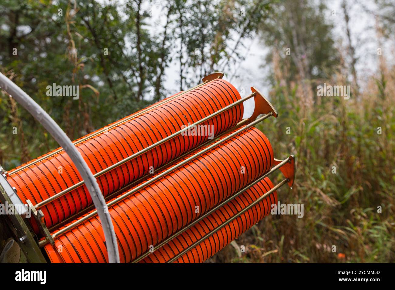 Traps machine for shooting-ground training Stock Photo - Alamy