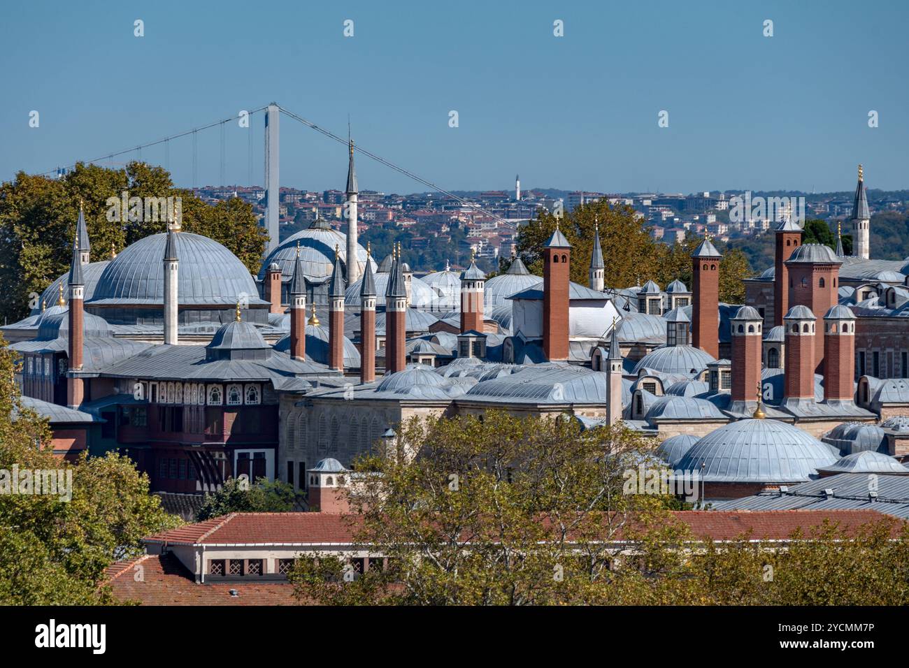 The Imperial Harem Roof of Topkapi Palace in Istanbul, Turkey Stock ...