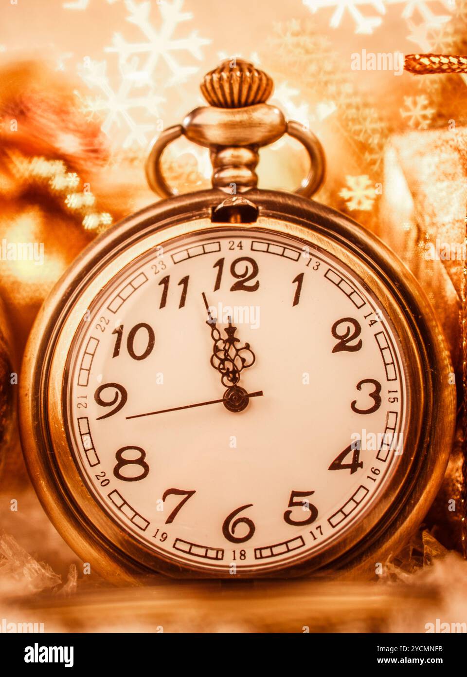 Christmas pocket watch Stock Photo - Alamy