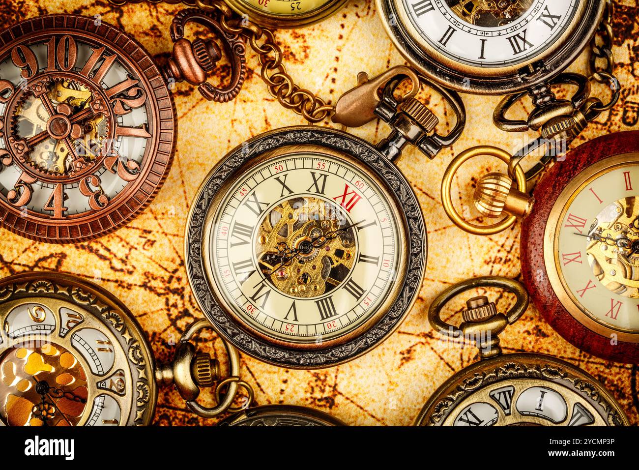 Vintage pocket watch Stock Photo - Alamy
