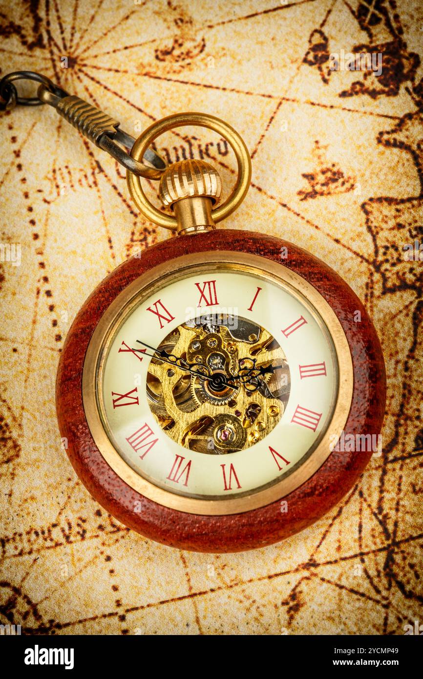 Vintage pocket watch Stock Photo - Alamy