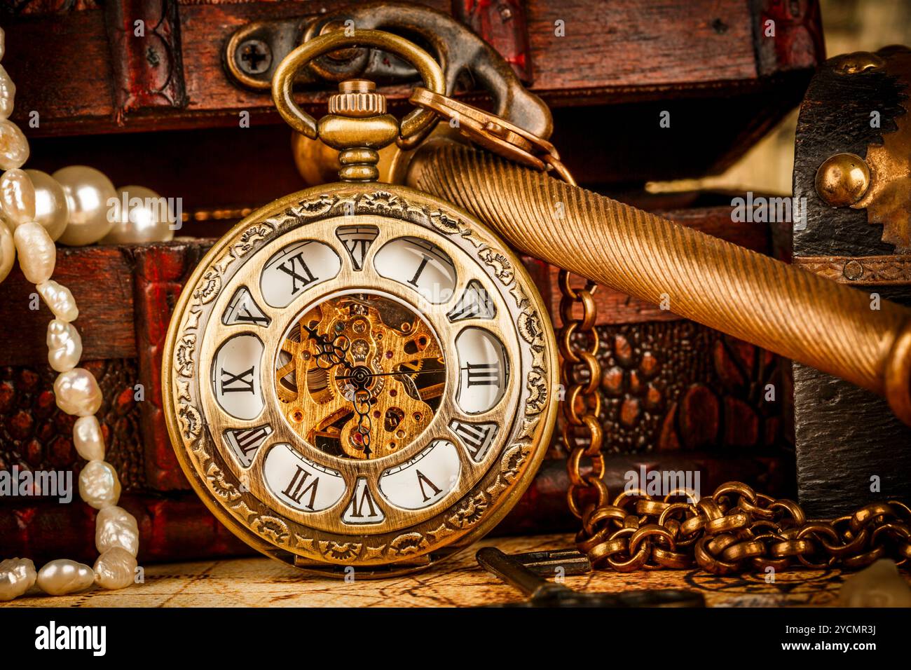 Vintage pocket watch Stock Photo - Alamy