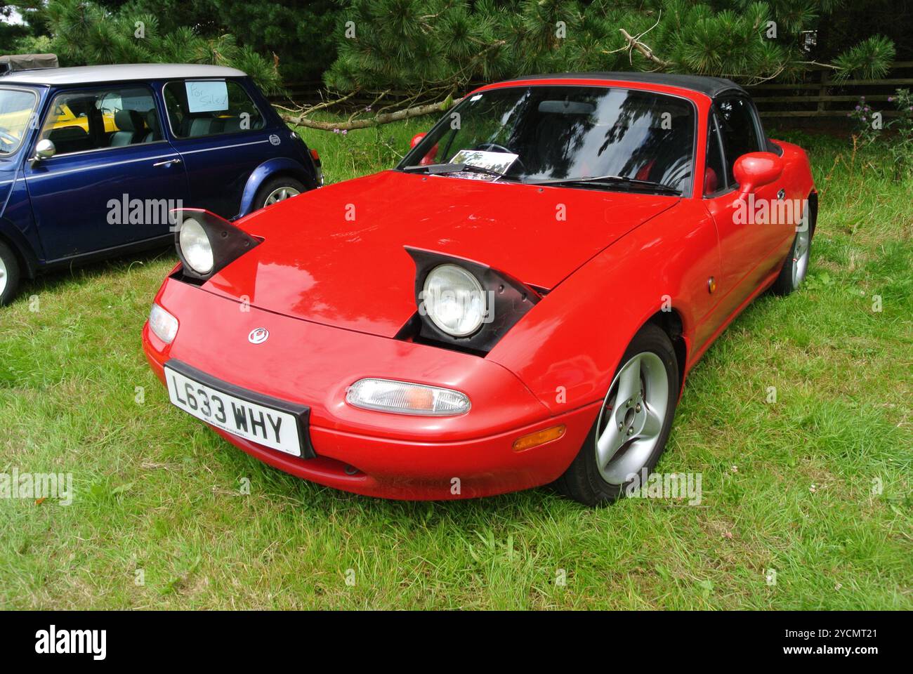 A 1994 Mazda MX-5 parked on display at the 49th Historic Vehicle ...