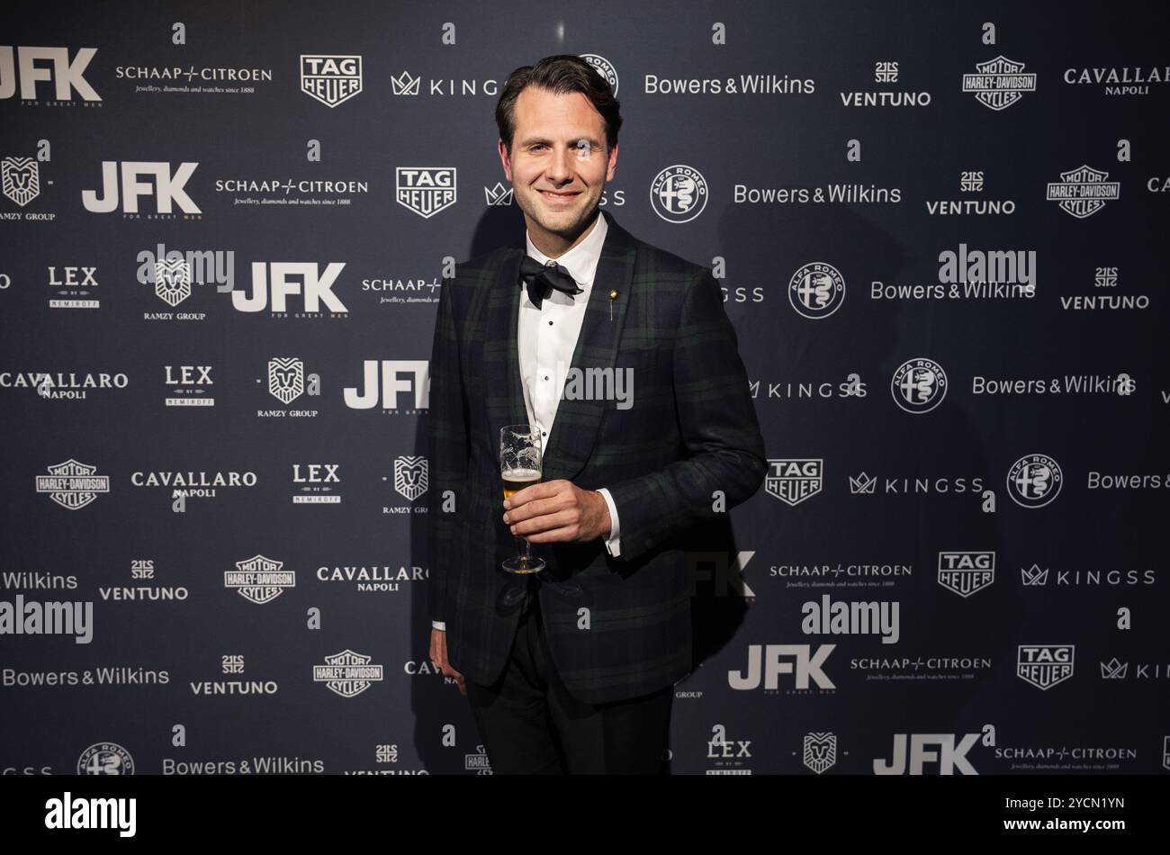 AMSTERDAM - Tobias Camman on the carpet prior to the announcement of ...