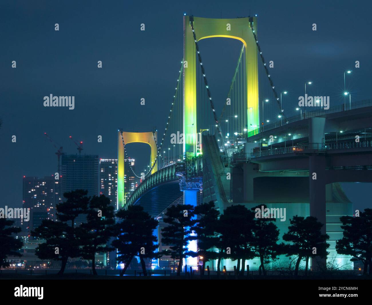 Rainbow bridge illumination hi-res stock photography and images - Alamy