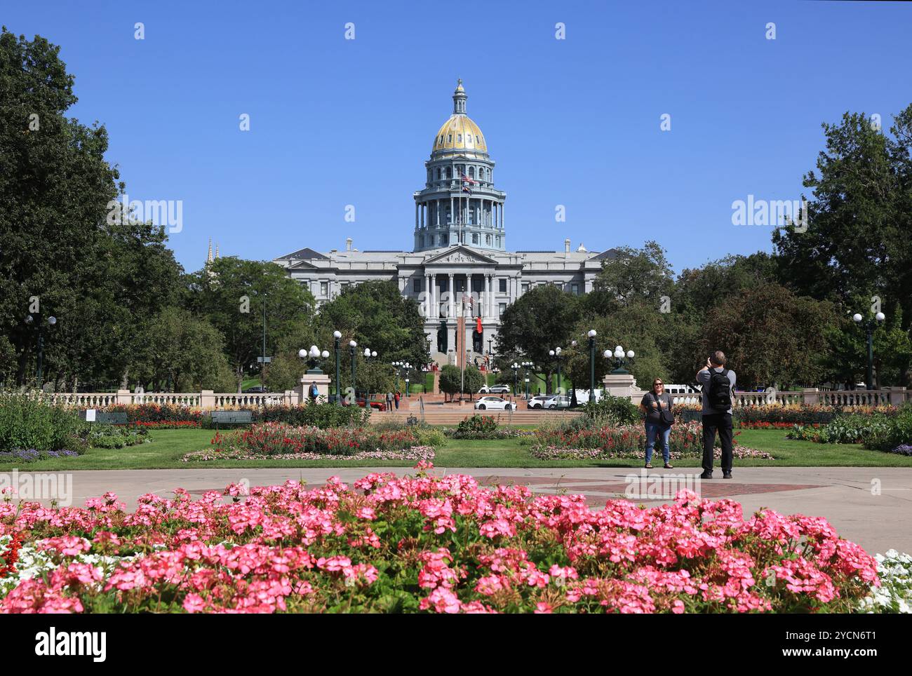 Colorado State Capitol, with it's striking gold dome, on East Colfax ...