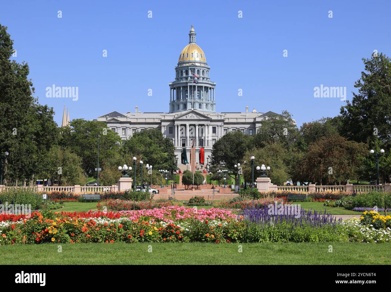 Colorado State Capitol, with it's striking gold dome, on East Colfax ...