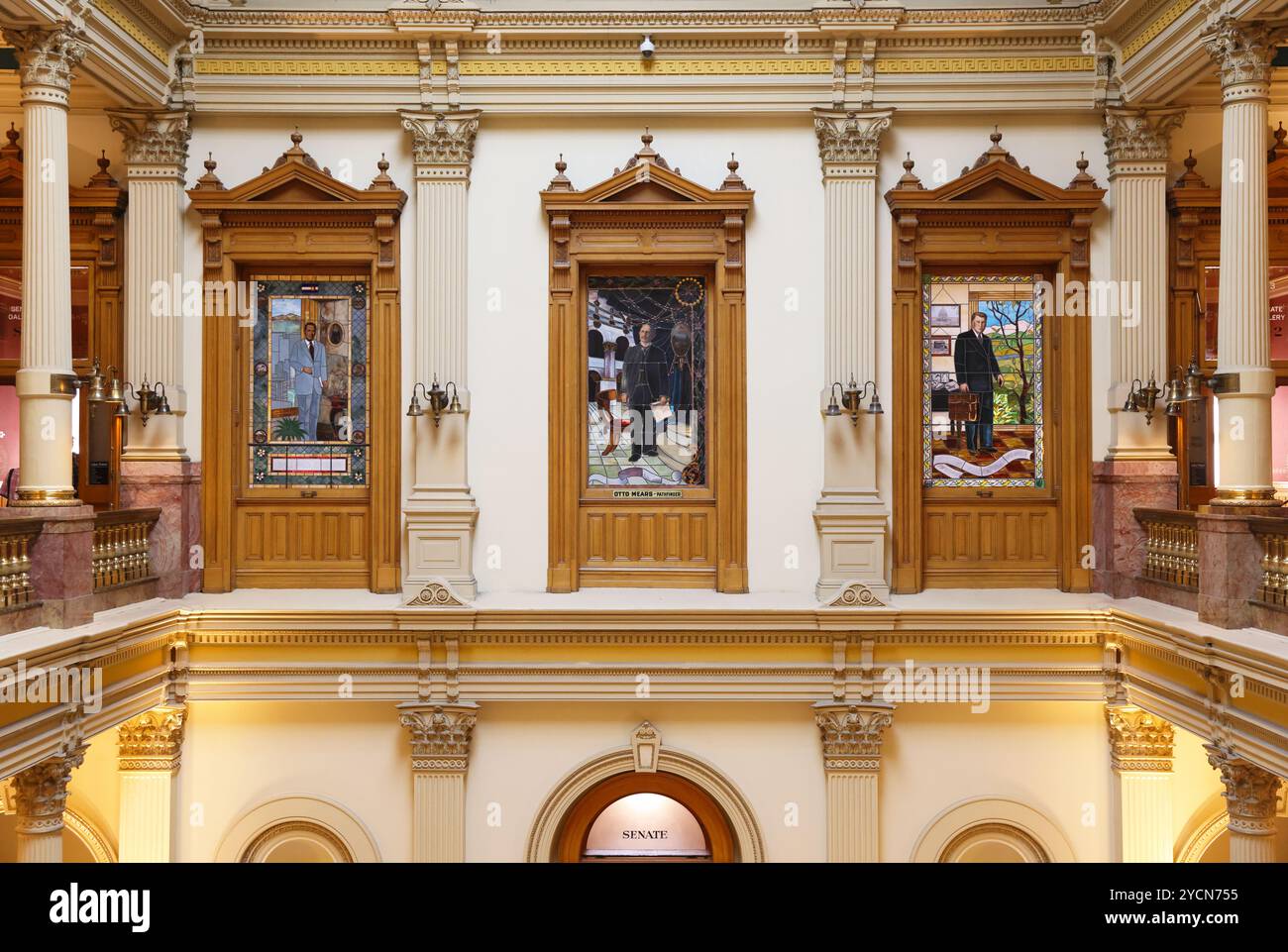 Interior of the Colorado State Capitol building, where free tours are ...