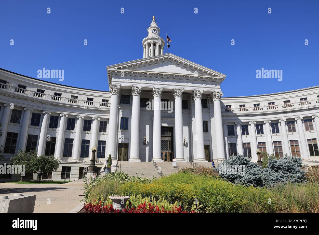 Denver city courthouse, in Civic Center park, Colorado, USA Stock Photo ...