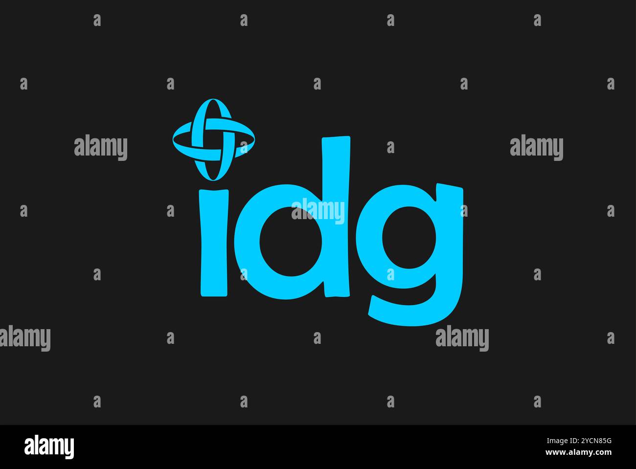 IDF letter global business logo design for technology brand and related ...