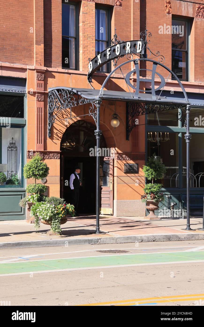 The luxury Oxford Hotel built in 1891, an iconic landmark with a unique ...