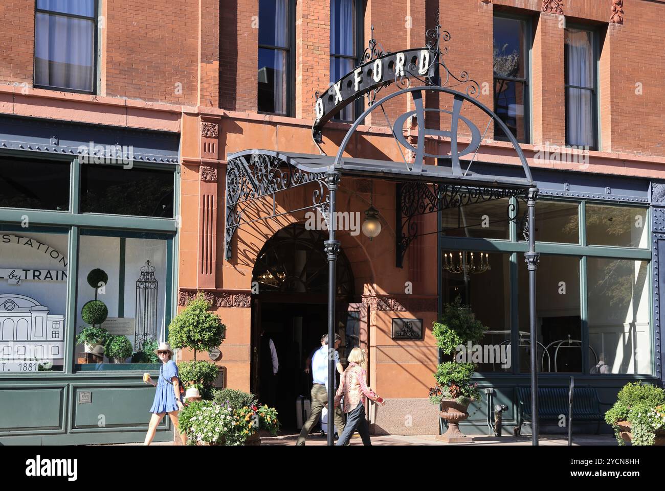 The luxury Oxford Hotel built in 1891, an iconic landmark with a unique ...