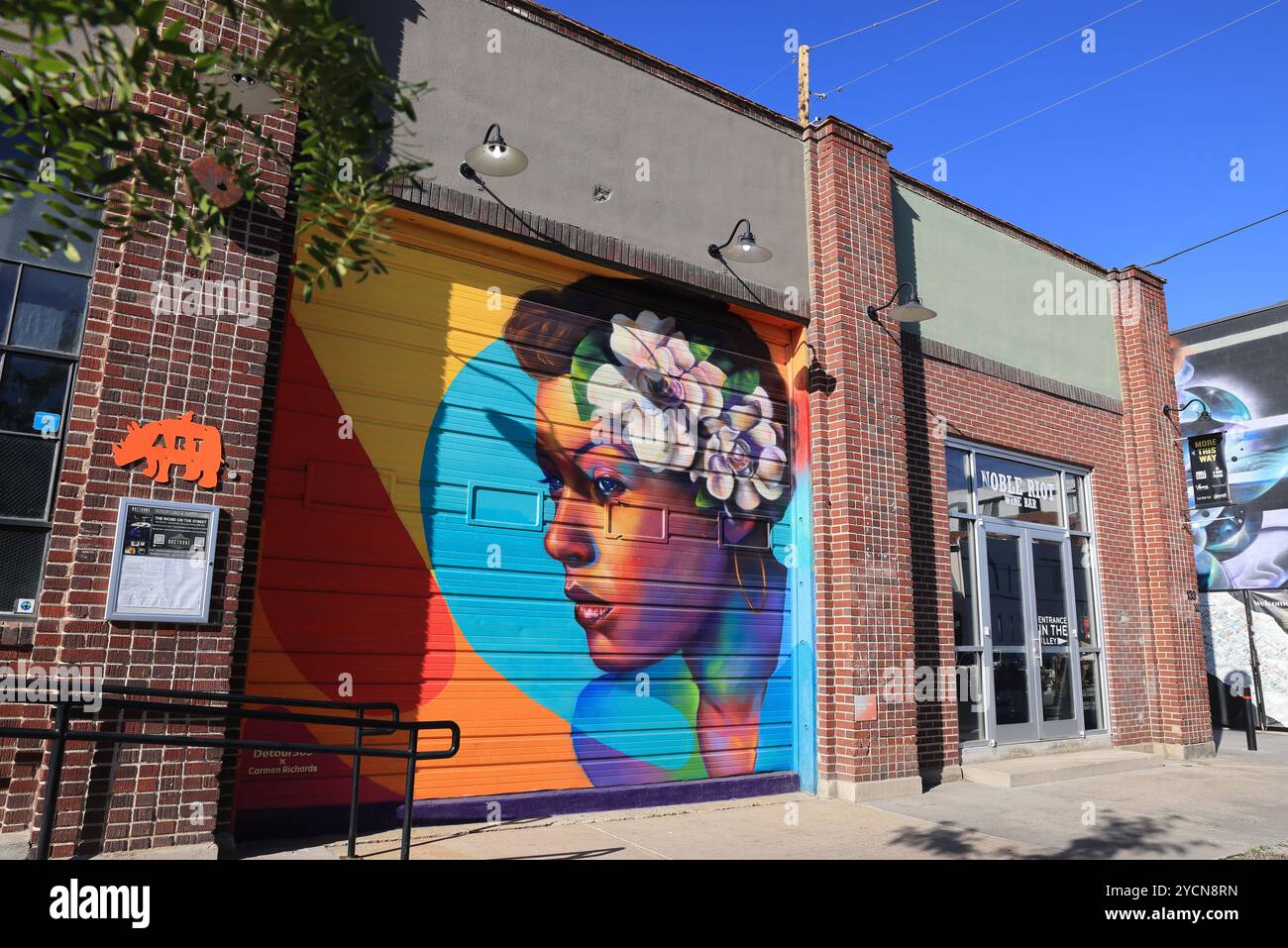 RiNo, trendy district in Denver with contemporary art galleries ...