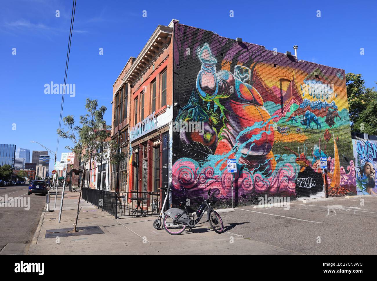 RiNo, trendy district in Denver with contemporary art galleries ...