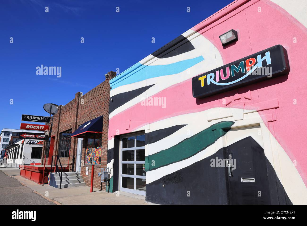 RiNo, trendy district in Denver with contemporary art galleries ...