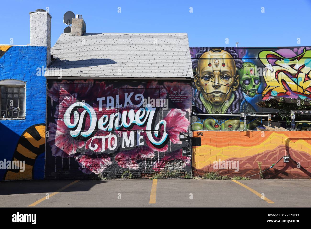 RiNo, trendy district in Denver with contemporary art galleries ...