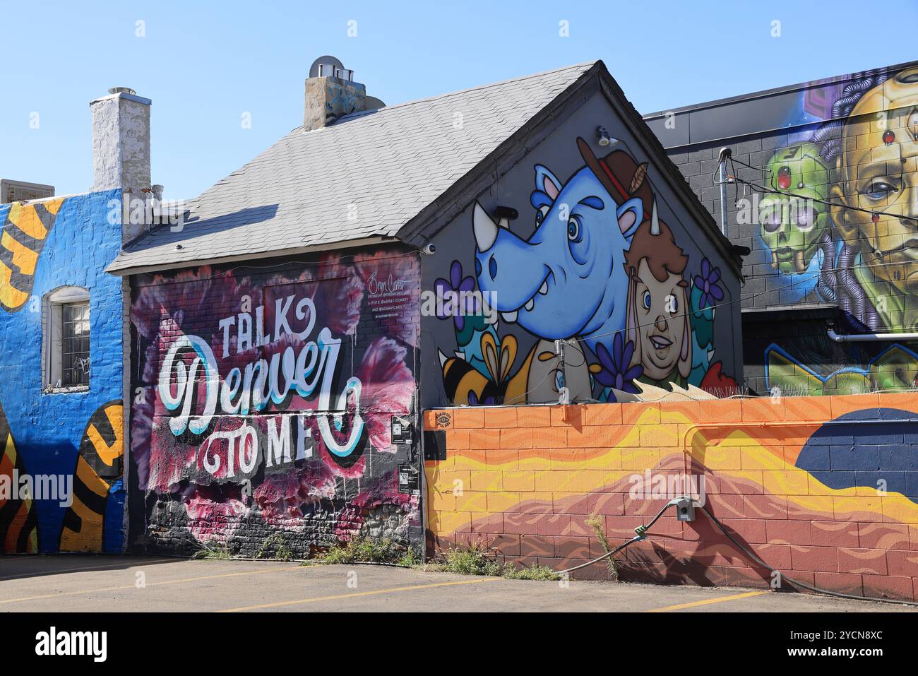 RiNo, trendy district in Denver with contemporary art galleries ...