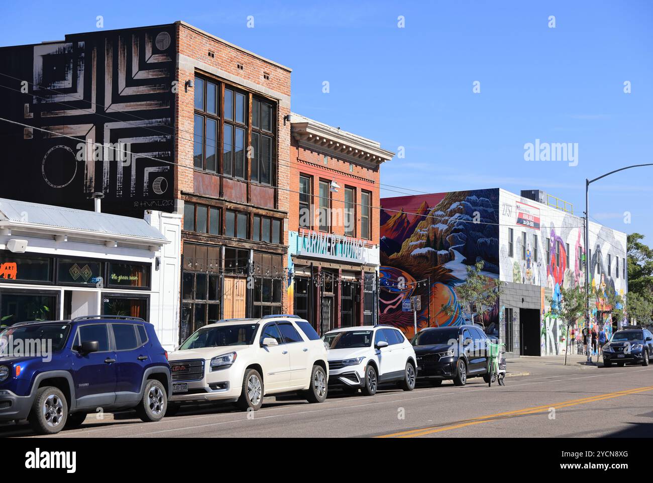 RiNo, trendy district in Denver with contemporary art galleries ...