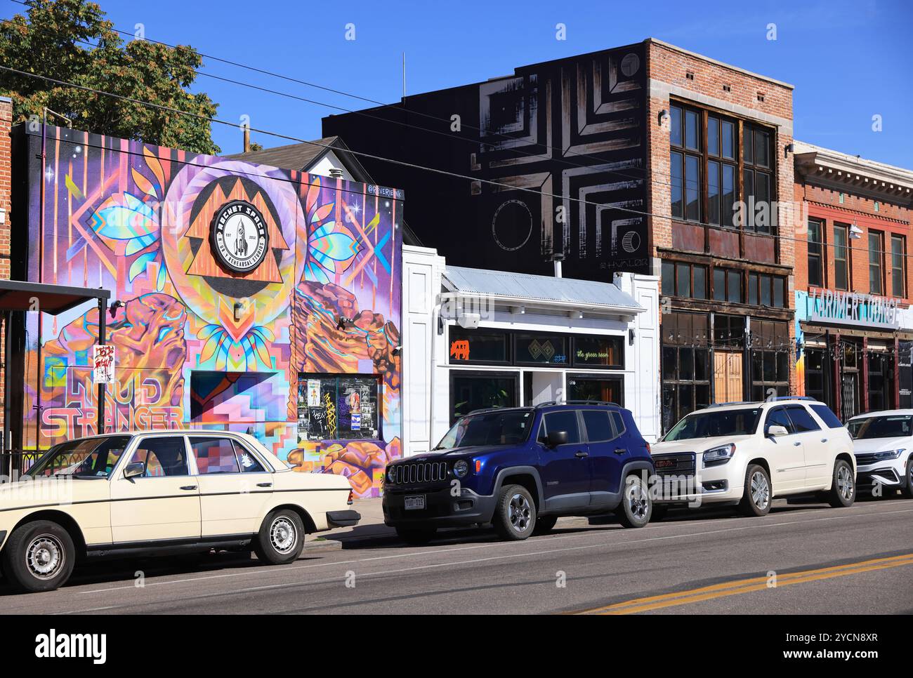 RiNo, trendy district in Denver with contemporary art galleries ...