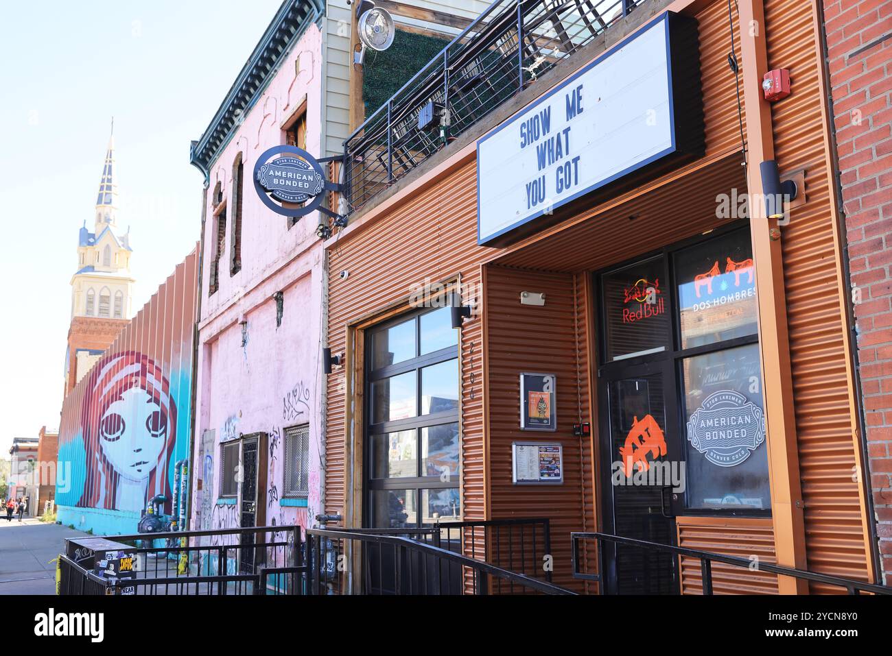RiNo, trendy district in Denver with contemporary art galleries ...