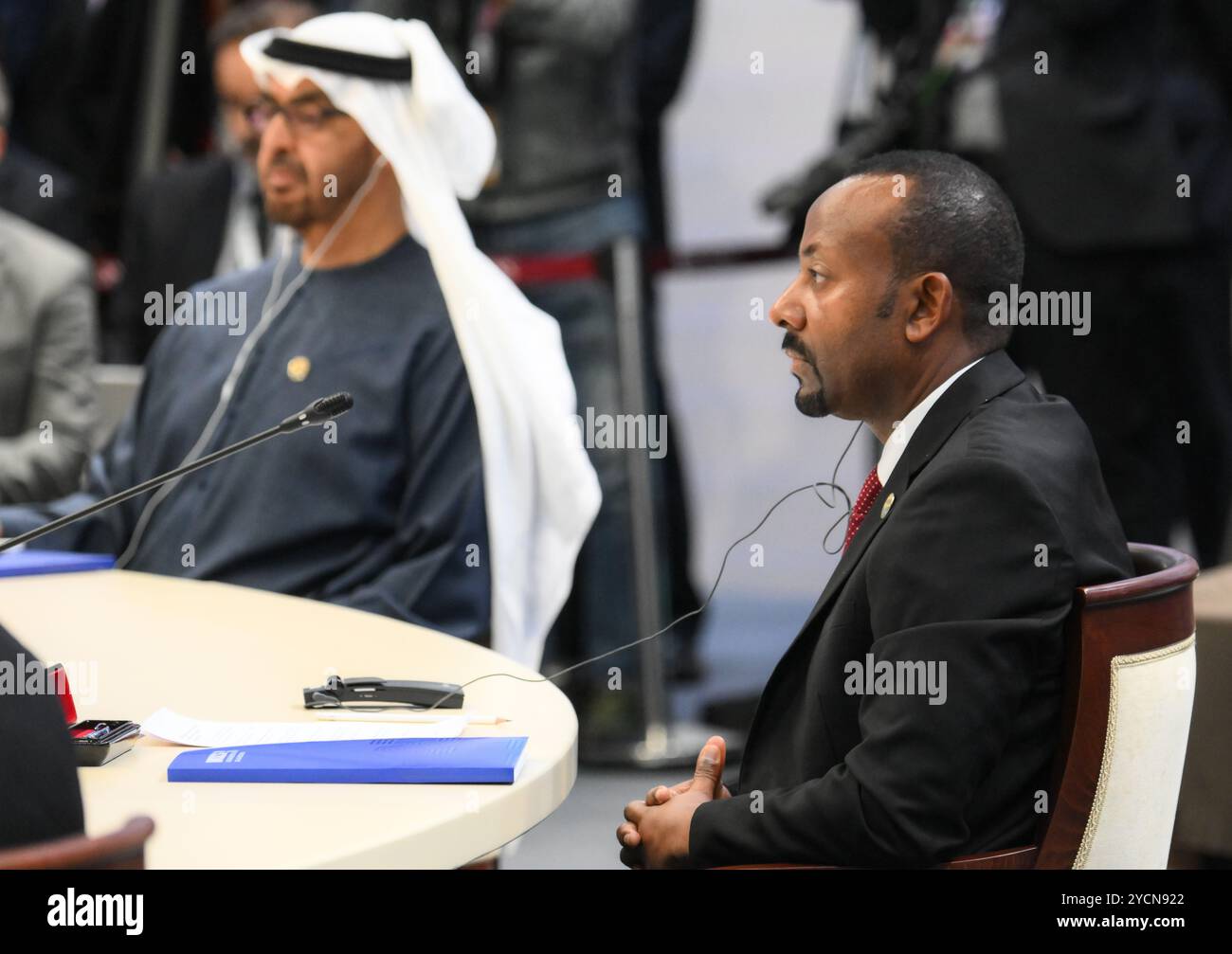 Kazan, Russia. 23rd Oct, 2024. Ethiopia Prime Minister Abiy Ahmed ...