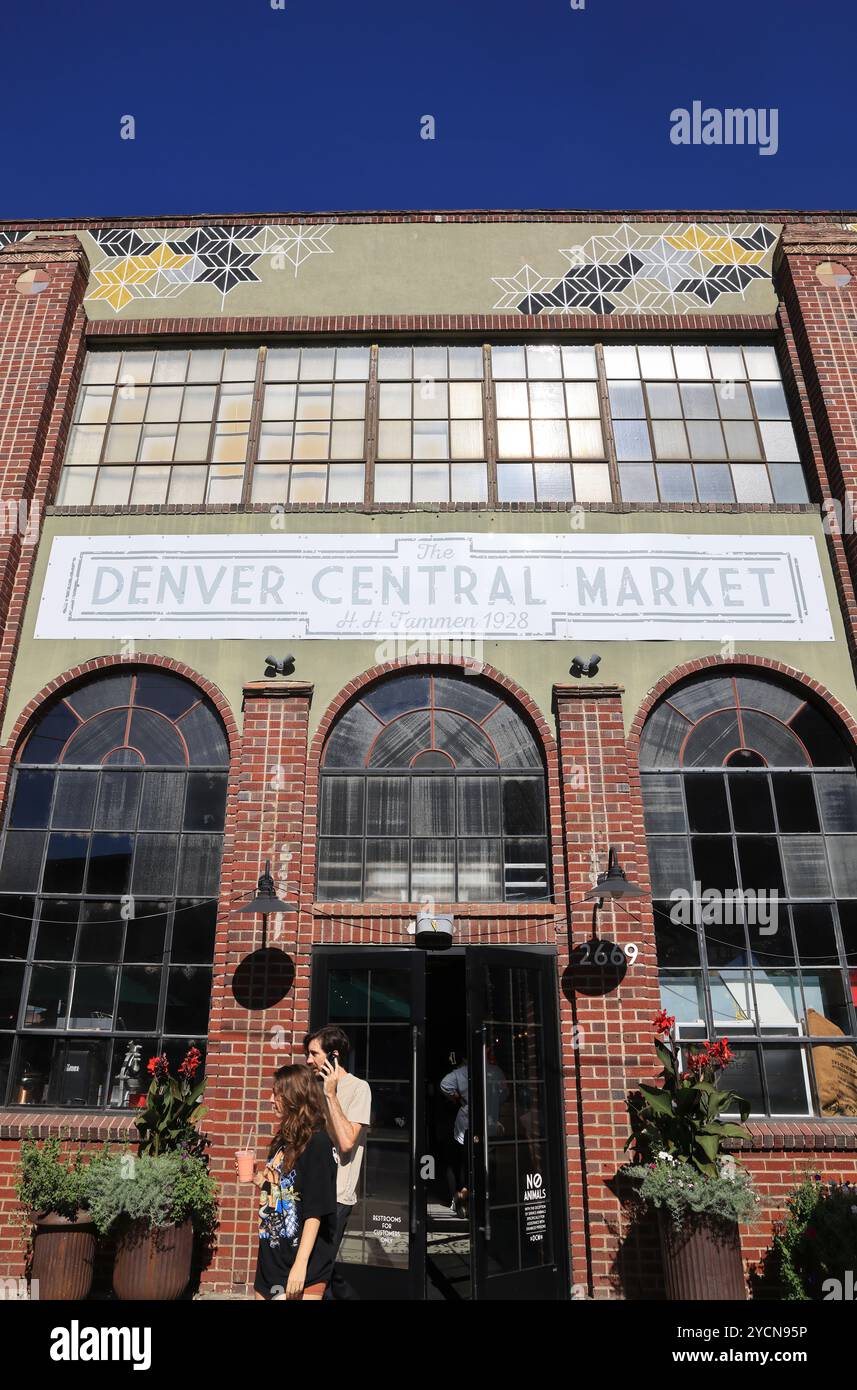 Denver Central Market trendy food hall, in RiNo, full of revamped ...
