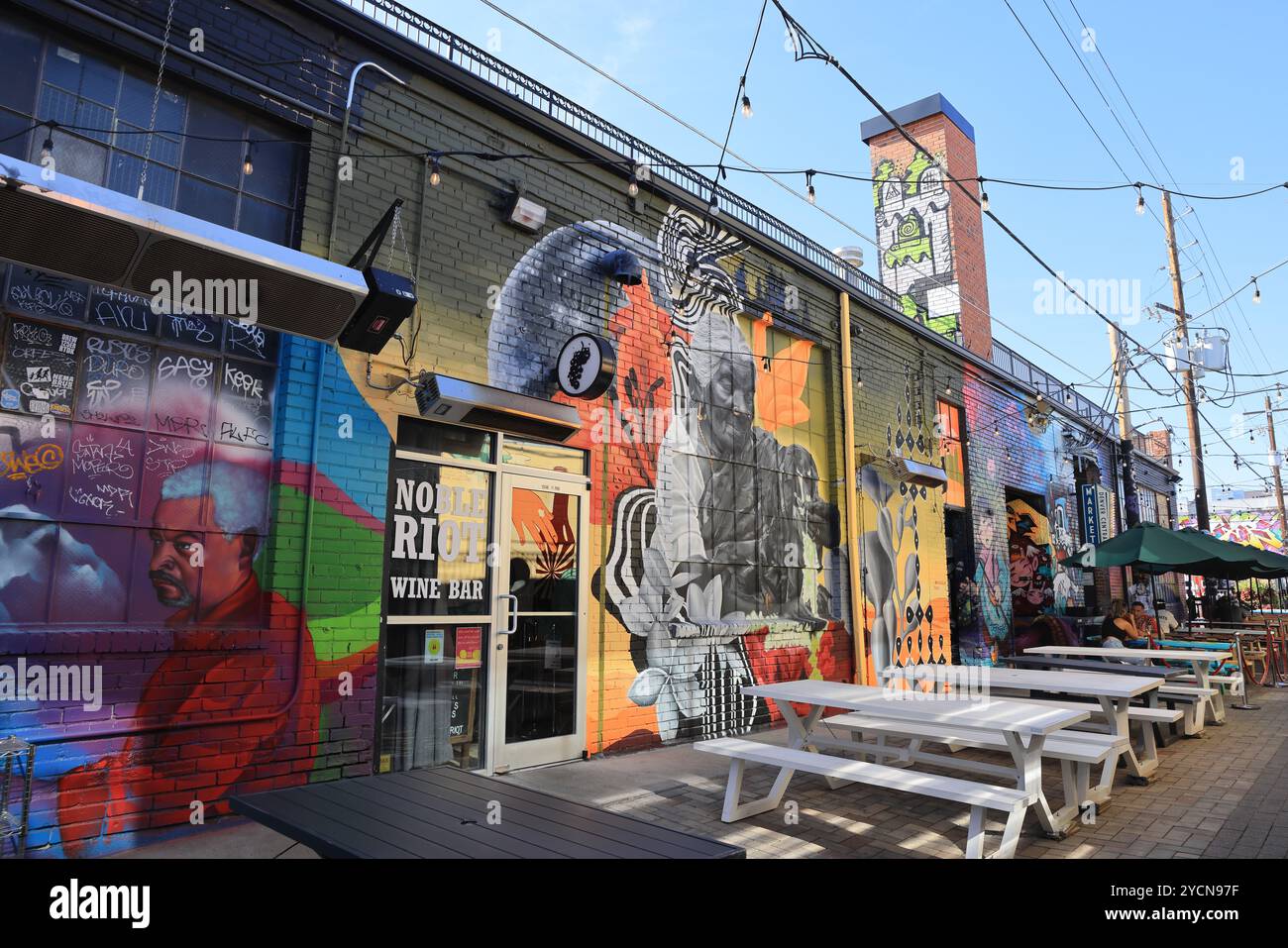27th St. RiNo, trendy district in Denver with contemporary art ...