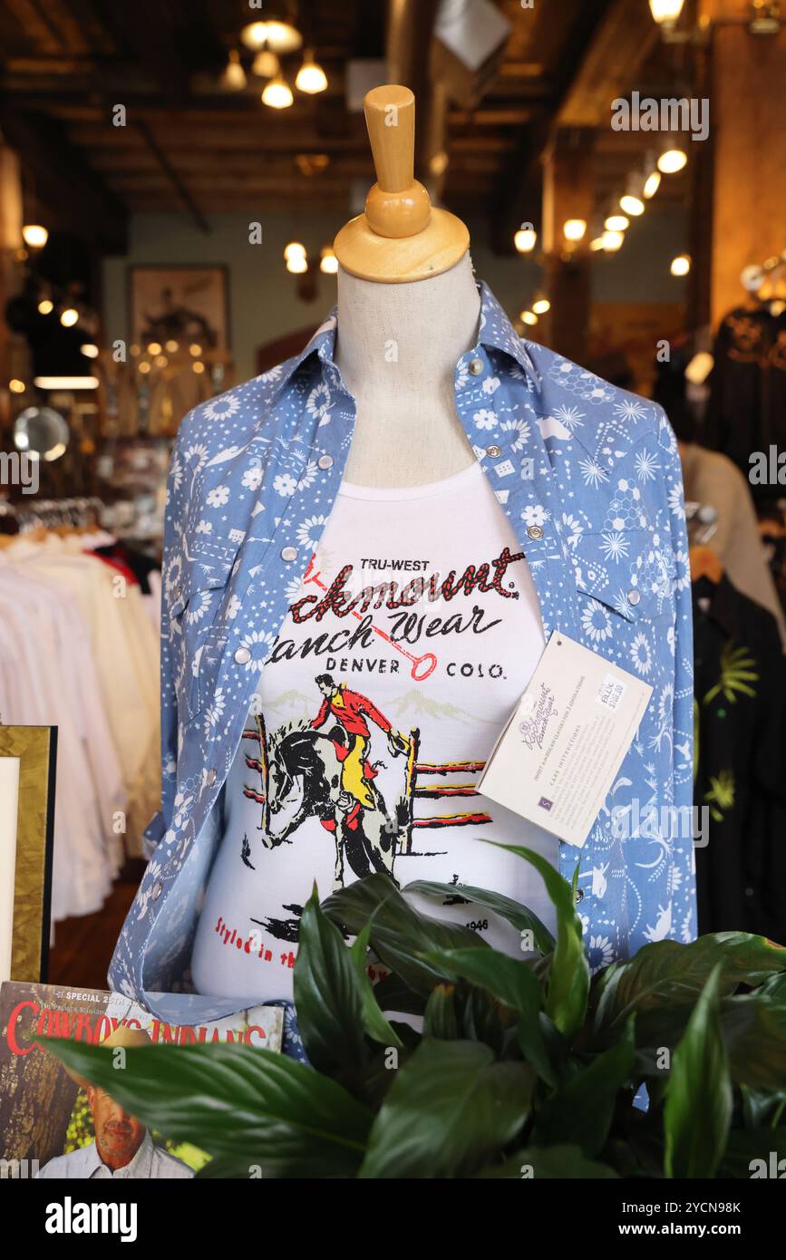 The Rockmount store in Denver, LoDo, an historic building built in 1909 ...