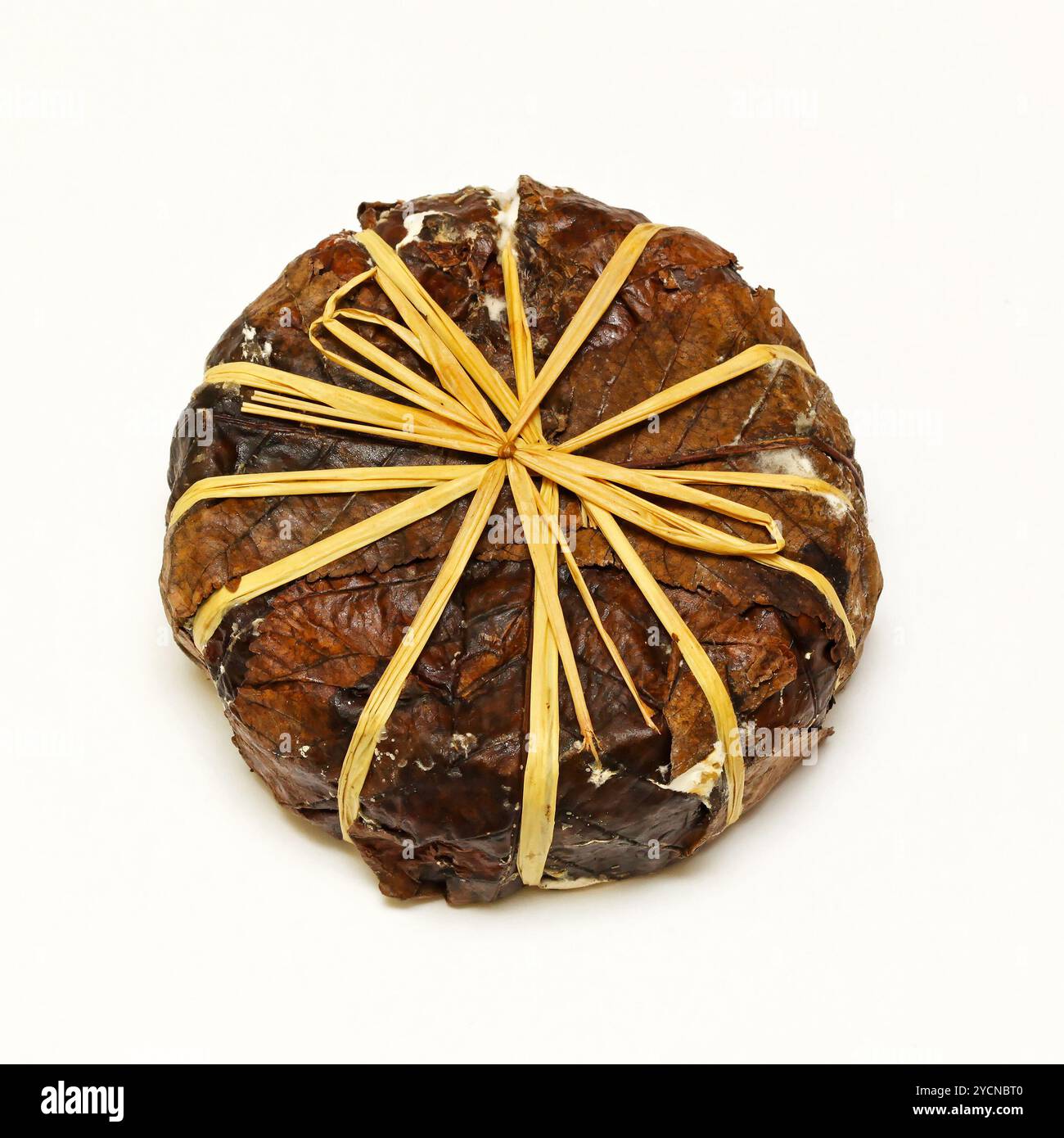 Cheese leaf wrapping Stock Photo - Alamy