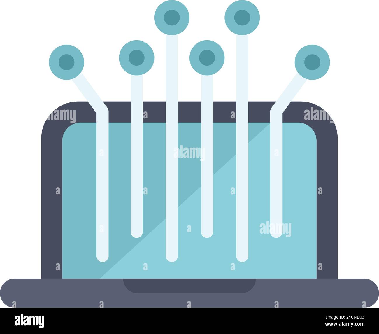 Network background connecting points Stock Vector Images - Alamy