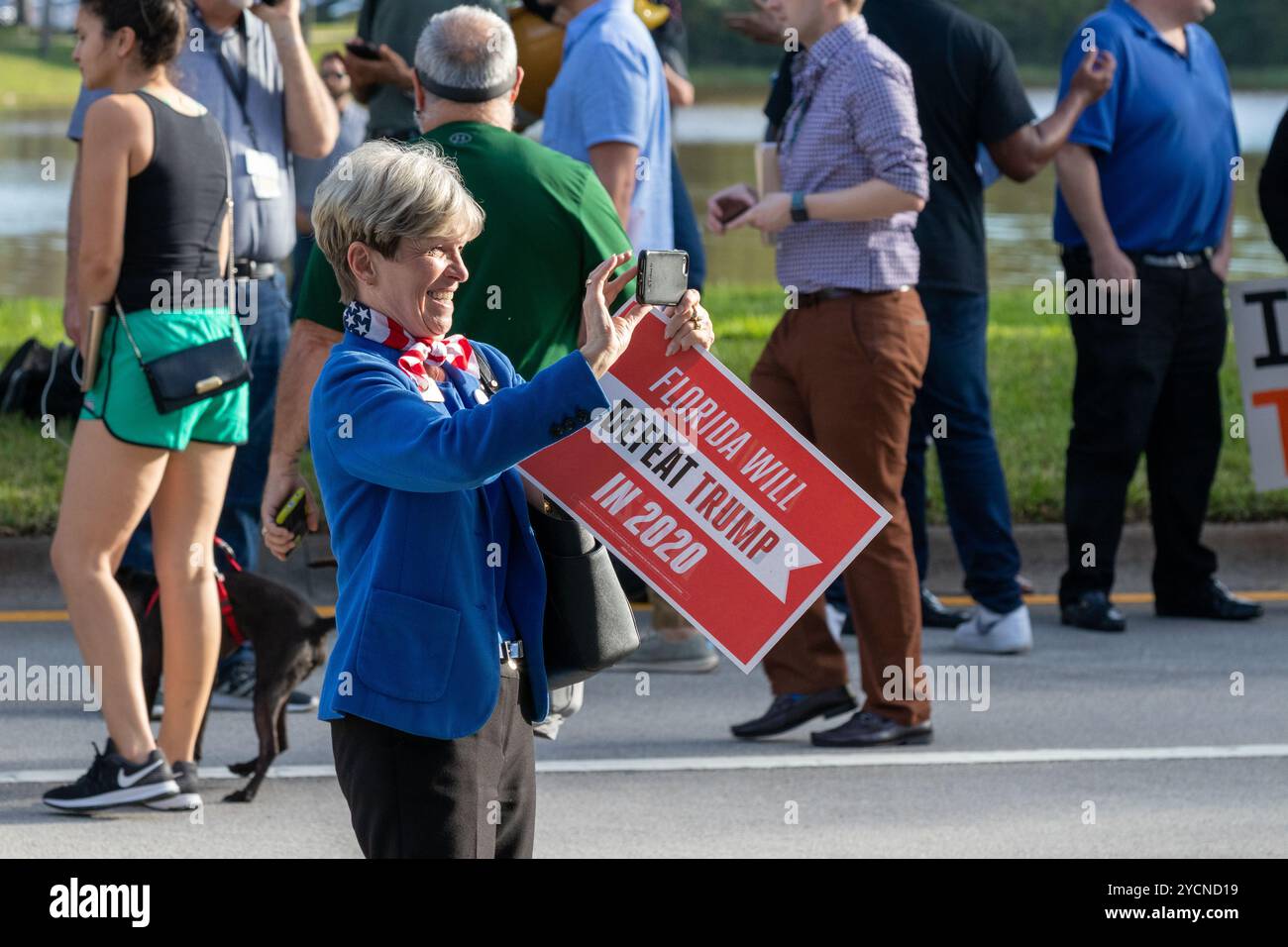 Sunrise, Florida, USA. 19th October 2024. Donald Trump supporters ...