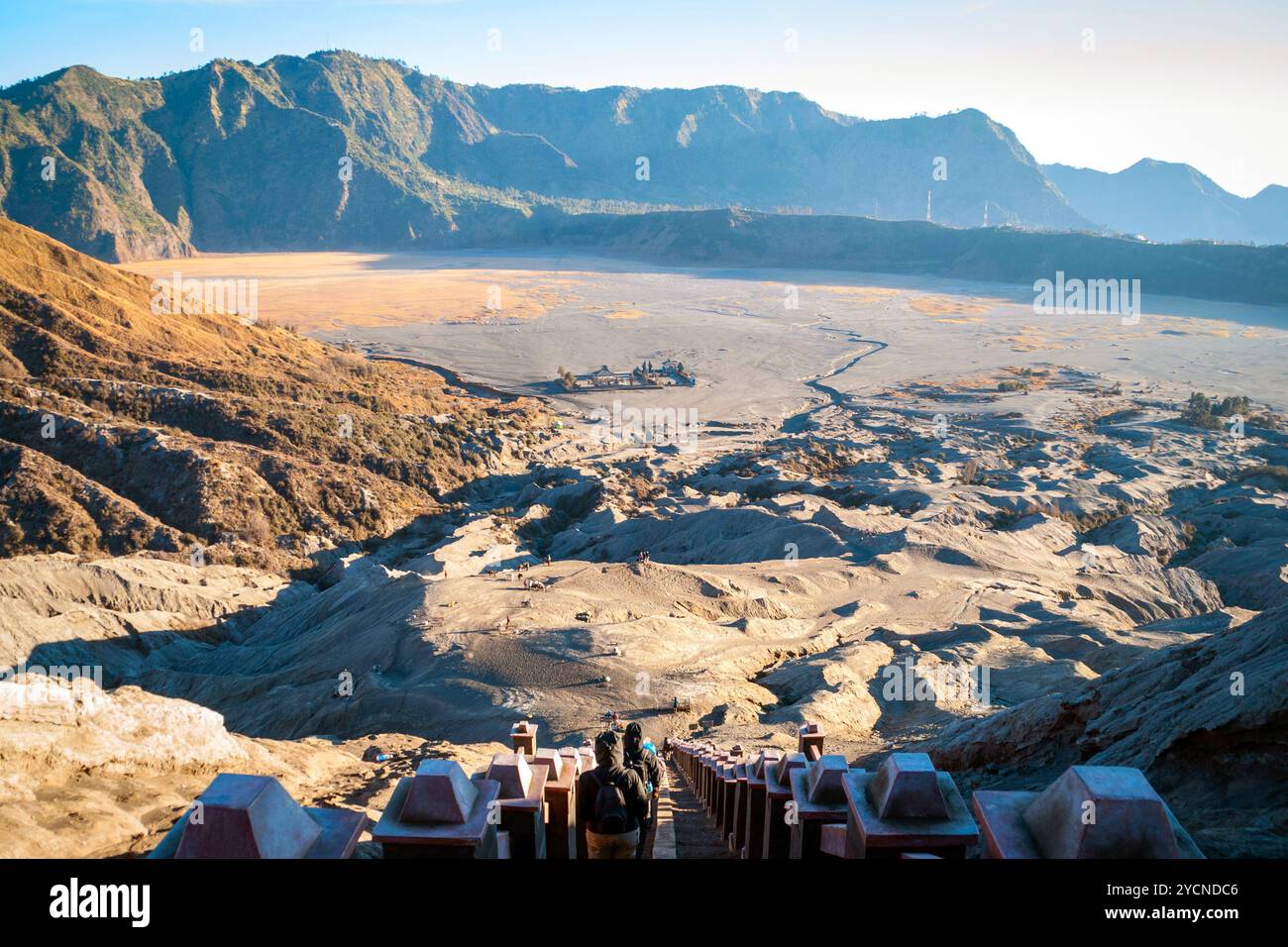 Mt Bromo volcanic plateau, Java, Indonesia Stock Photo - Alamy