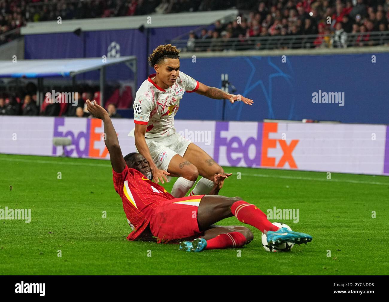 Leipzig, Germany. 23 October, 2024. /#3/ /#2/ during the Champions ...