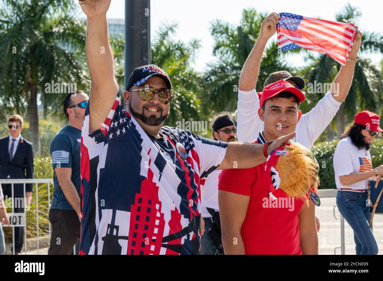 Sunrise, Florida, USA. 19th October 2024. Donald Trump supporters ...